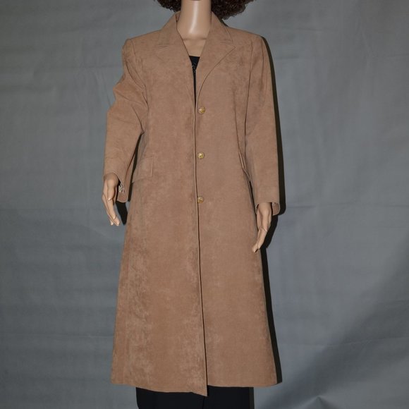 Charles Klein | Jackets & Coats | Fabulous Charles Klein Ultrasuede Tan ...